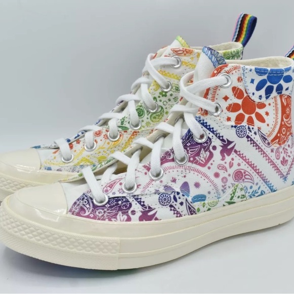 Converse | Shoes | Colorful Hightop Womens Sneakers Converse Pride ...